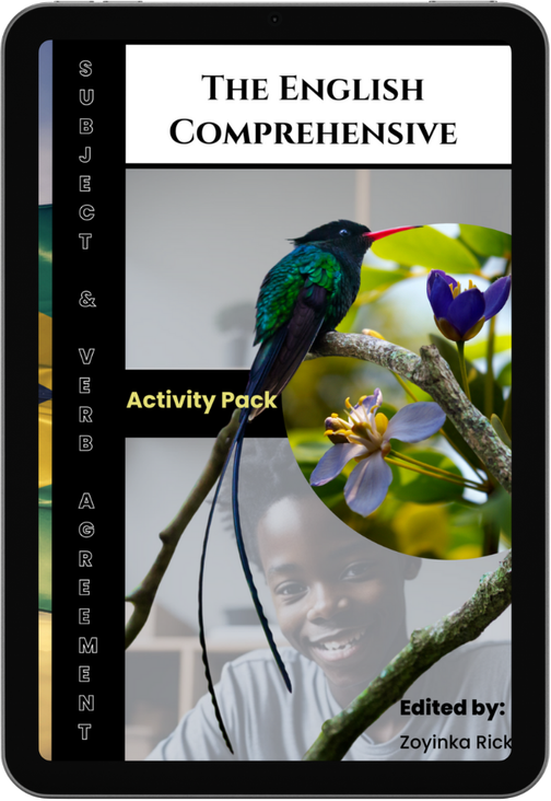 The English Comprehensive: Subject-Verb Agreement Activity Pack ...